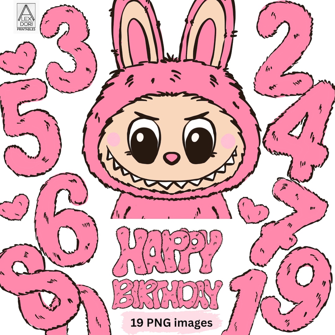 Labubu PNG Images, Bundle of Labubu Vector Digital File for Cricut ...