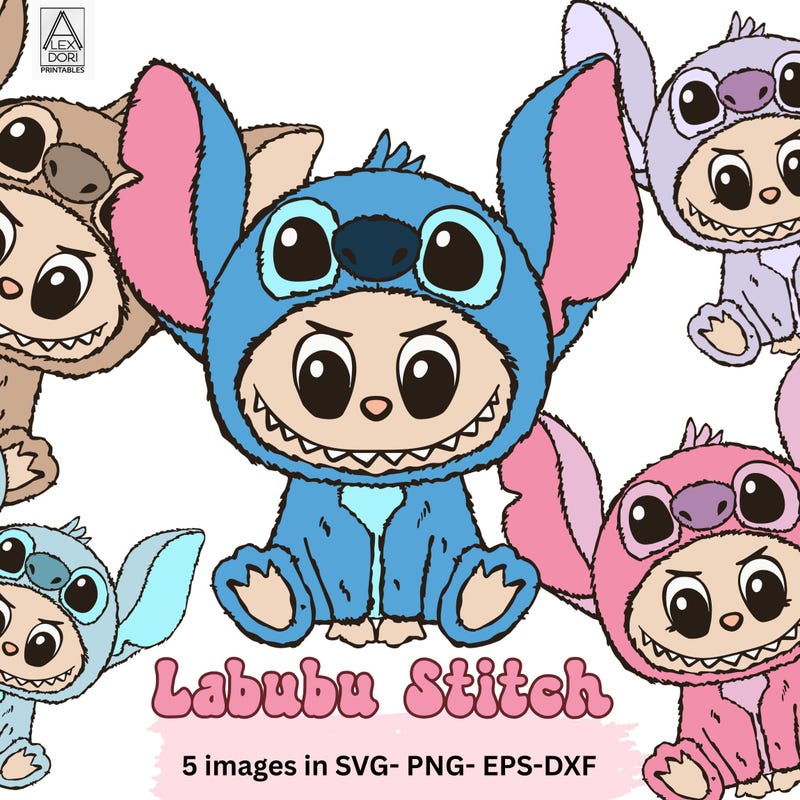 Labubu Labubu Stitch - Etsy