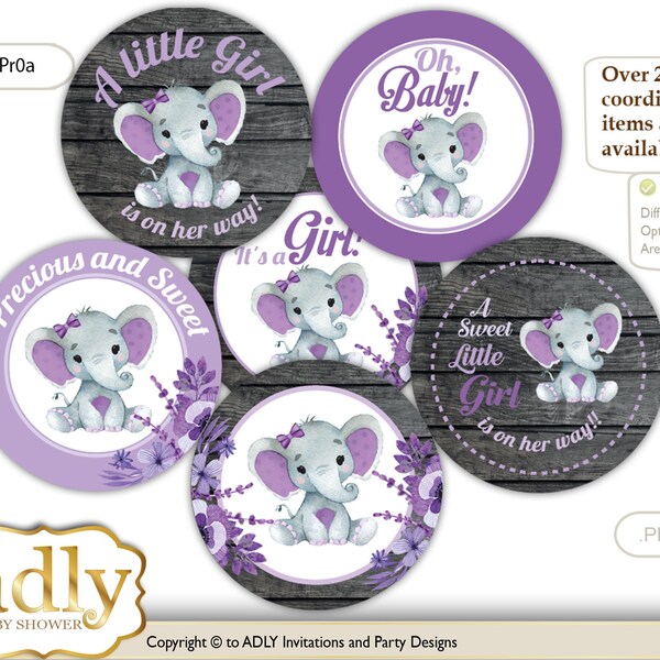 Purple Grey Elephant - Etsy