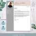 Resume Templates in Blush Pink and Gray Modern Resume - Etsy