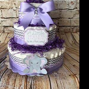 Cute Elephant Clip Art, Baby Girl Purple and Gray Peanut Clip Art, Png ...