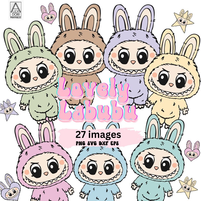 Labubu Vector - Etsy