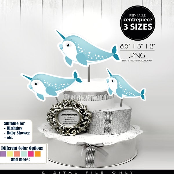 Narwhal Clip Art - Etsy