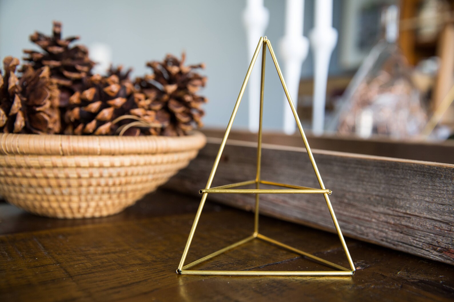 Set of 2 Geometric Modern Industrial Himmeli Table Air Plant | Etsy