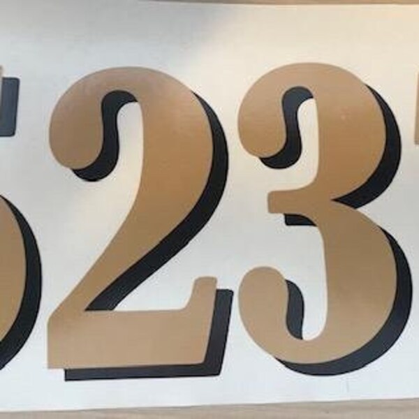 Shadow House Numbers - Etsy