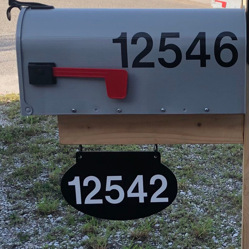 Mailbox Address Plate - Etsy