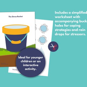 Stress Bucket Worksheet: Kids & Teen Stress Management (printable) - Etsy