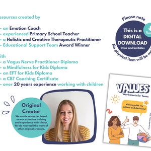 Teen Identity & Values Workbook PDF | Build Self-esteem | SEL ...