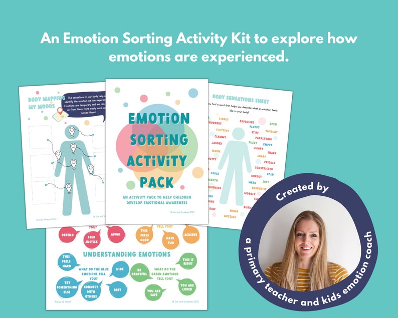 Feelings Flashcards & Emotion Posters for Kids: Emotional Awareness and ...