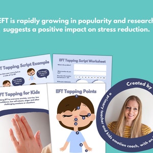 EFT for Kids PRINTABLE | Emotional Freedom Tapping Technique | Stress ...