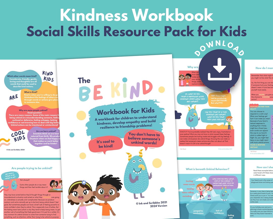 Kindness Activity PRINTABLE for Kids | Social Emotional Learning ...