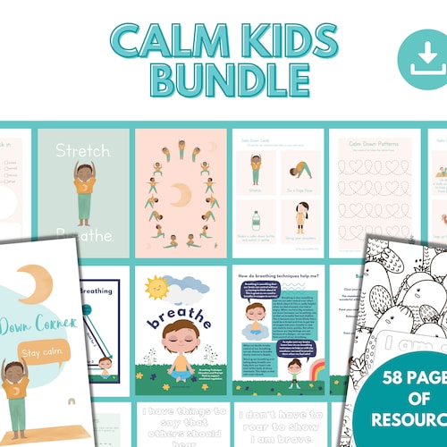 Calming Strategies for Kids Booklet - Etsy