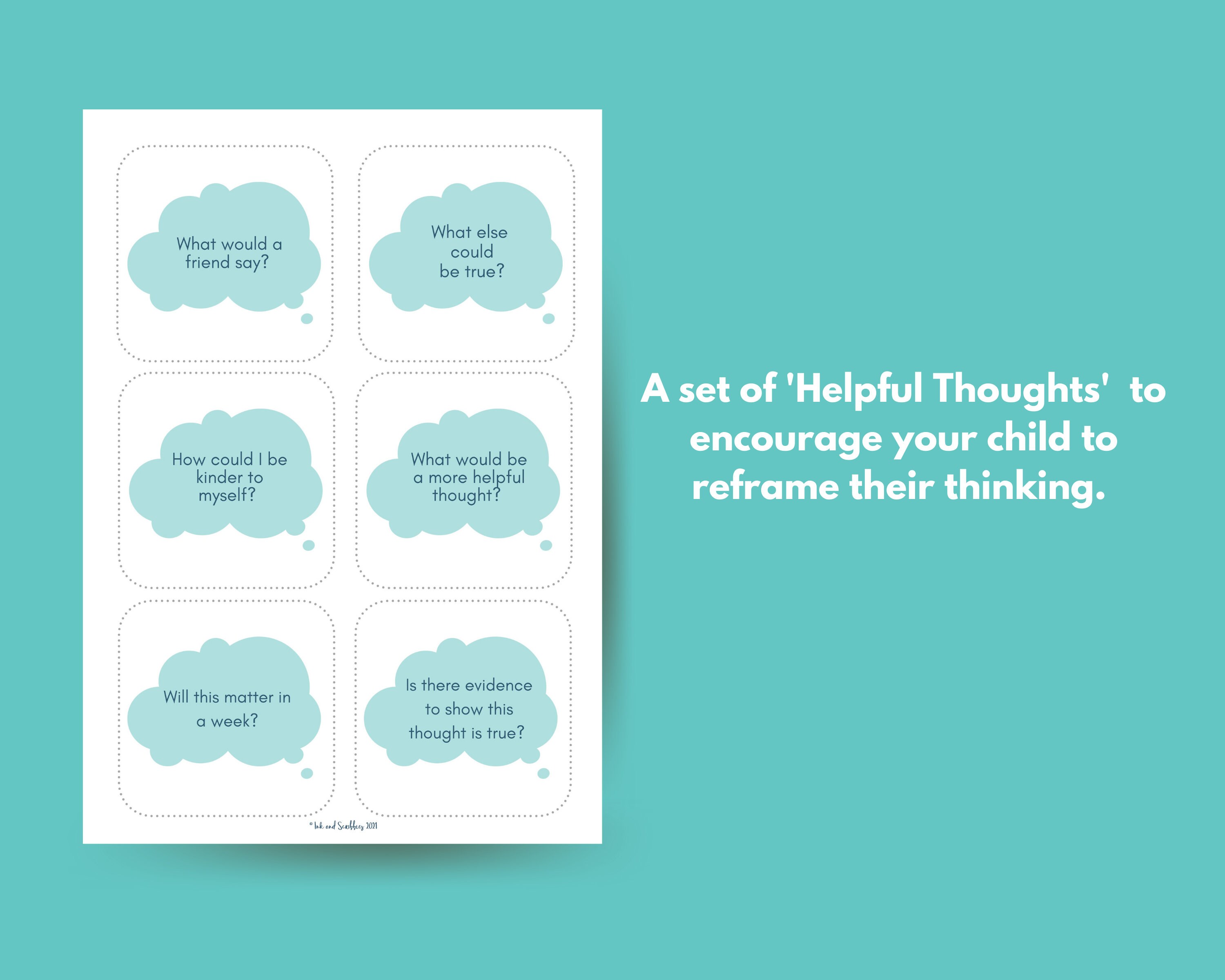 CBT Kids Understanding Emotions Activity PRINTABLE Feelings | Etsy UK