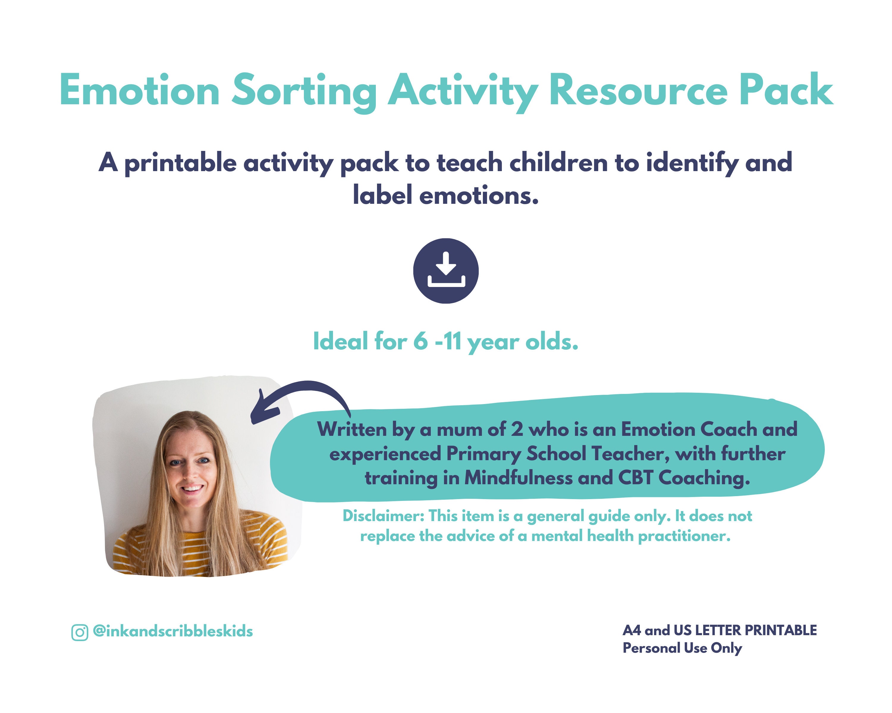 Identifying Emotions Activity PRINTABLE for kids Emotional Intelligence ...