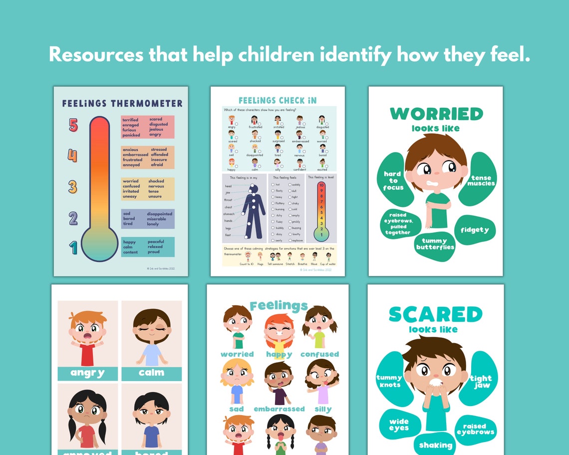 Calm Down Corner Toolkit Bundle for Kids Time in Cool Down - Etsy