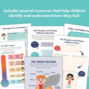 Anger Management for Kids PRINTABLE Bundle for Professional Use by ...