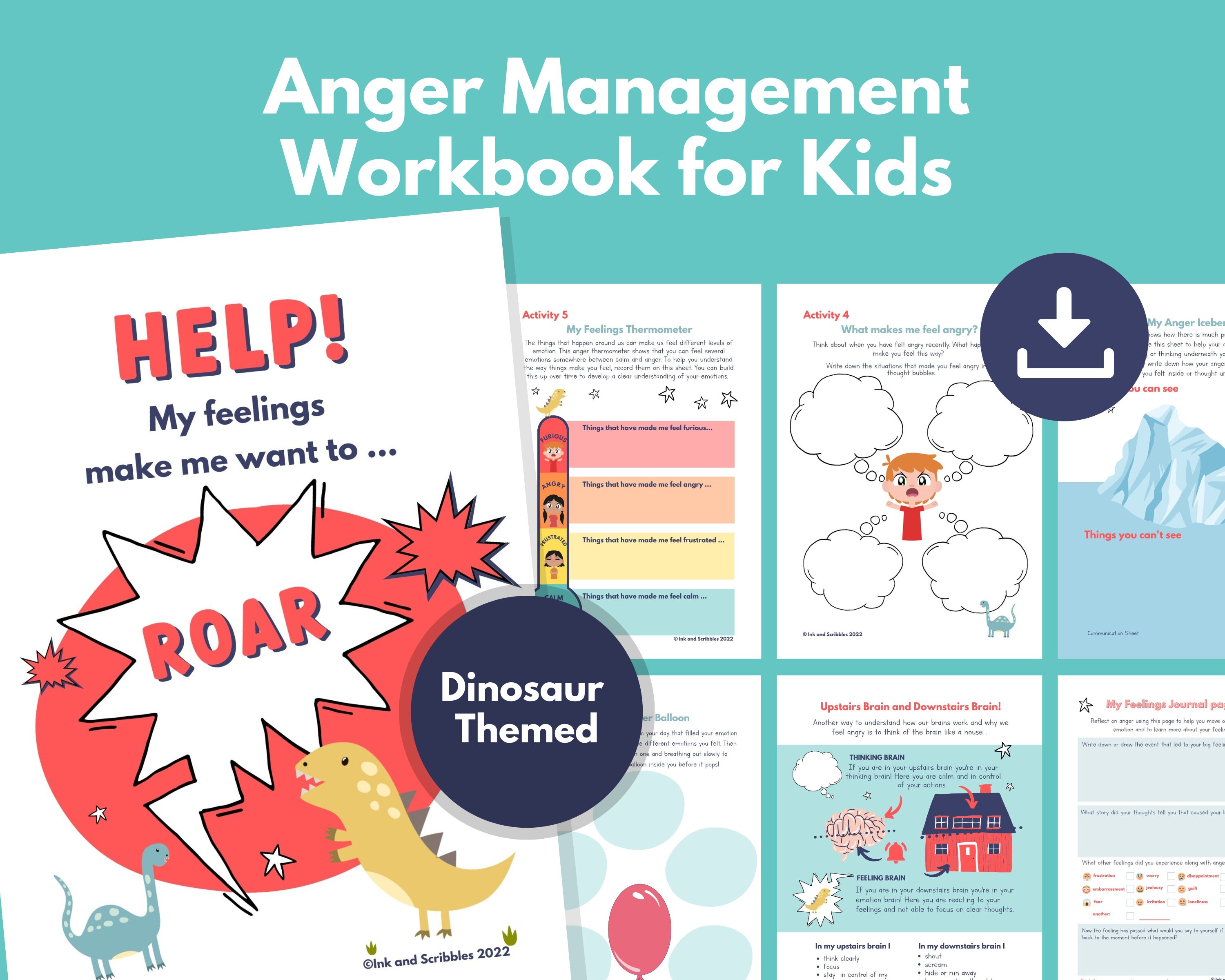 Anger Management PRINTABLE for Kids Managing Emotions - Etsy Australia