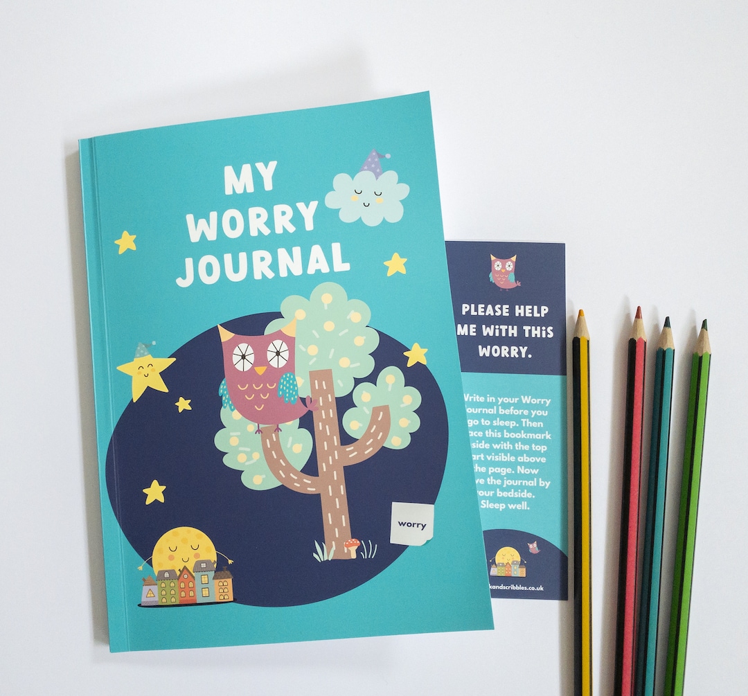Kids Worry Journal: Anxiety Relief Diary With Worry Owl - Etsy