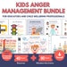Anger Management for Kids PRINTABLE Bundle for Professional Use by ...