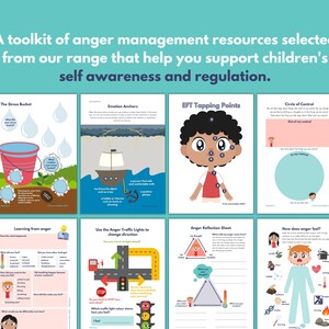 Anger Management for Kids PRINTABLE Bundle for Professional Use by ...