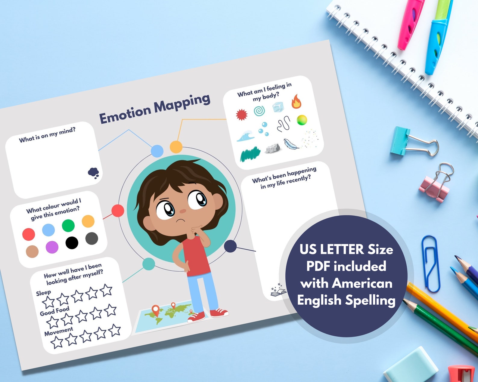 Emotions Worksheet for Kids Understanding Emotions and Feelings Emotion ...