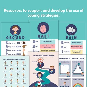 Calm Down Toolkit: Emotional Regulation Posters & Coping Cards (digital ...