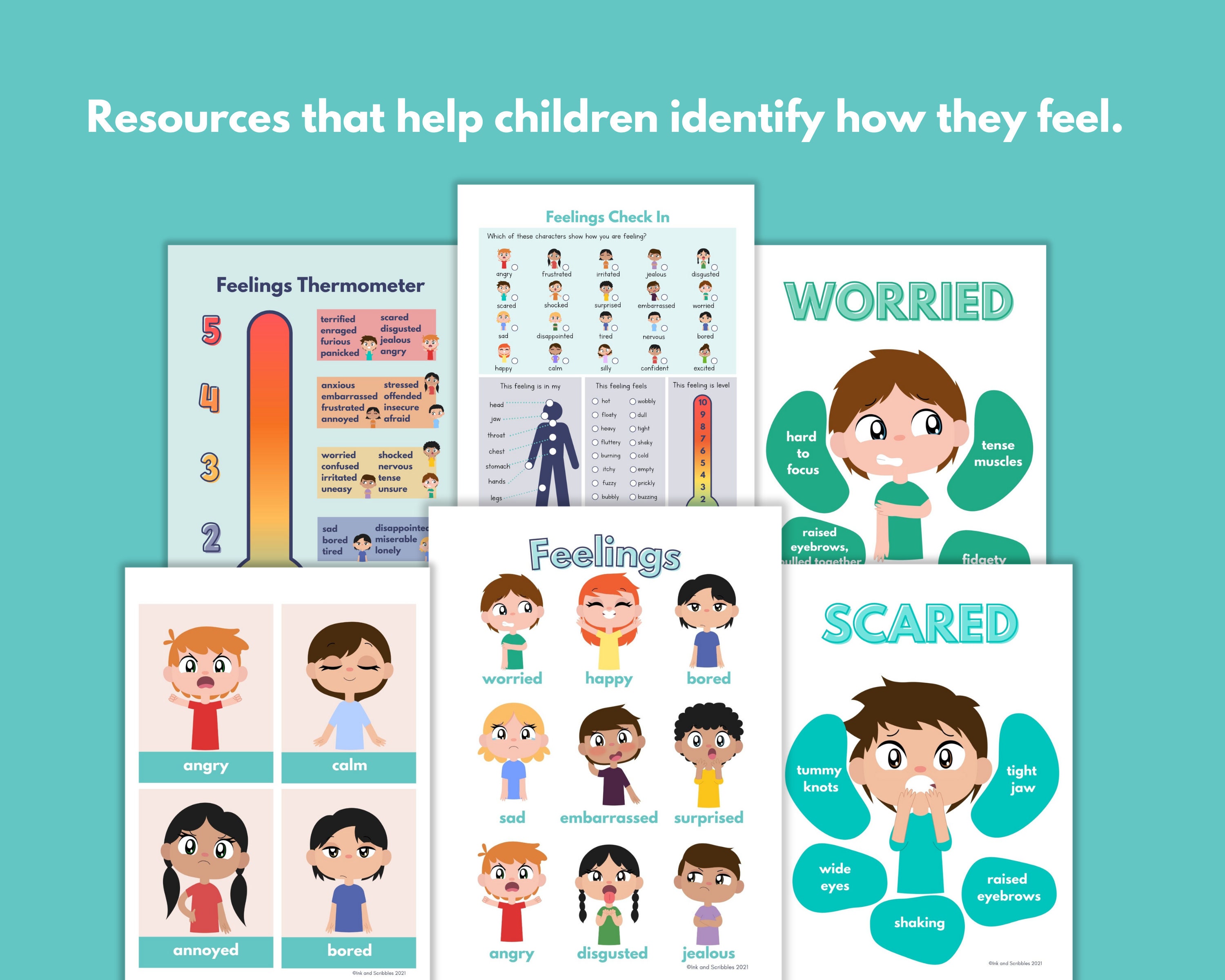 Calm Down Toolkit: Emotional Regulation Posters & Coping Cards (digital ...