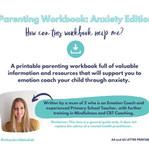 Parent Guide for Supporting Child Anxiety | Positive Parent PRINTABLE ...