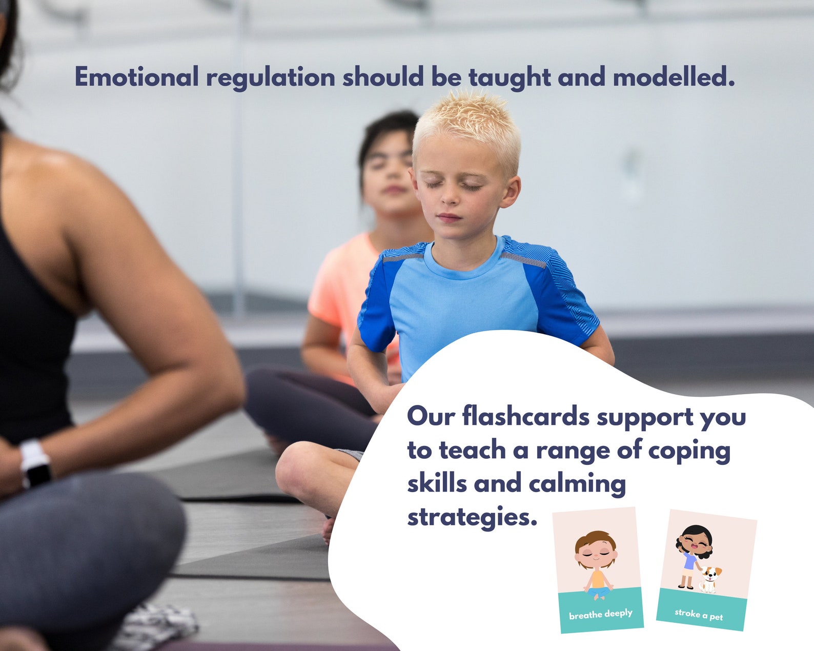 Calming Strategies Flashcards for Kids: Emotional Regulation Support ...