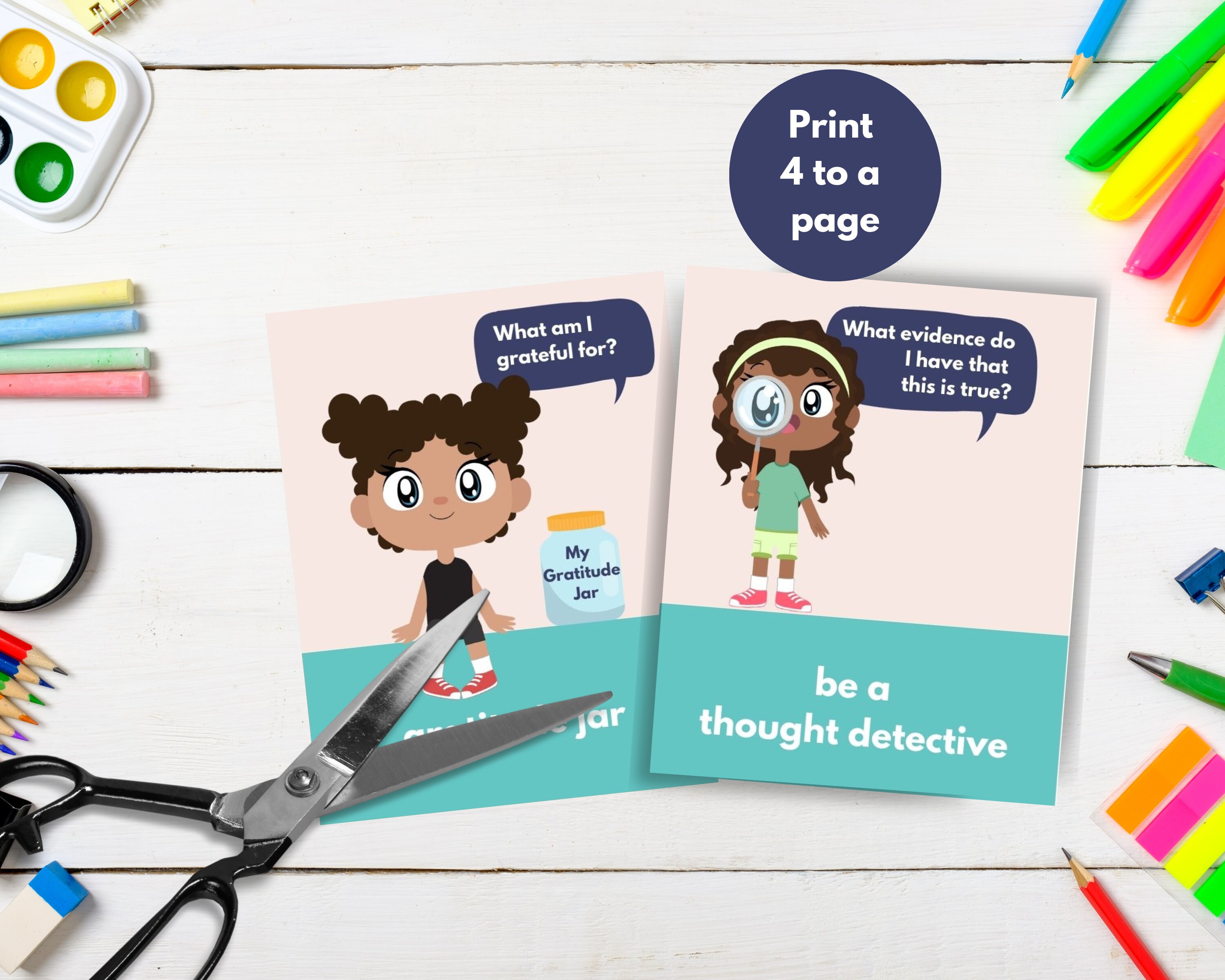 Calming Strategies Flashcards for Kids: Emotional Regulation Support ...