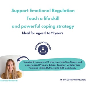 Coping Skill PRINTABLE for Kids | Emotion Anchoring Technique for ...