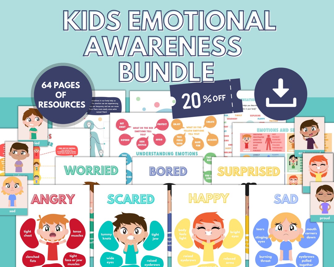 Identifying and Recognising Emotions PRINTABLE Bundle Emotional ...