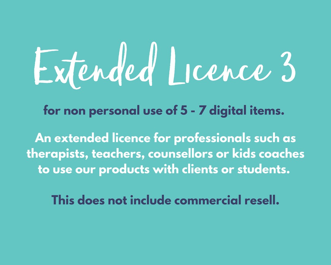 Digital Product Extended Use LICENCE 3 | Use of up to 7 Digital Items ...