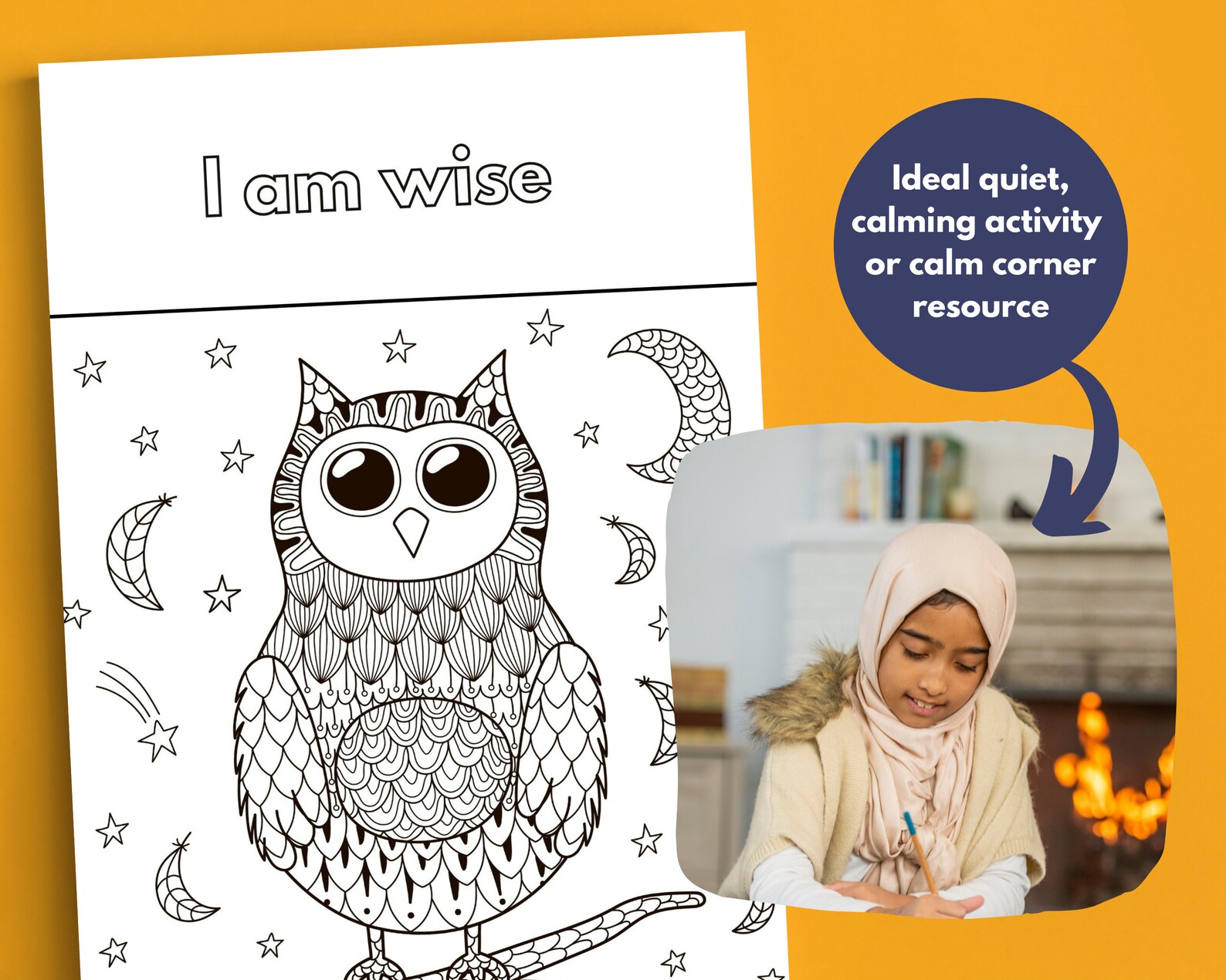 Affirmation Colouring Pages for Kids | Mindful Colouring | Calming ...