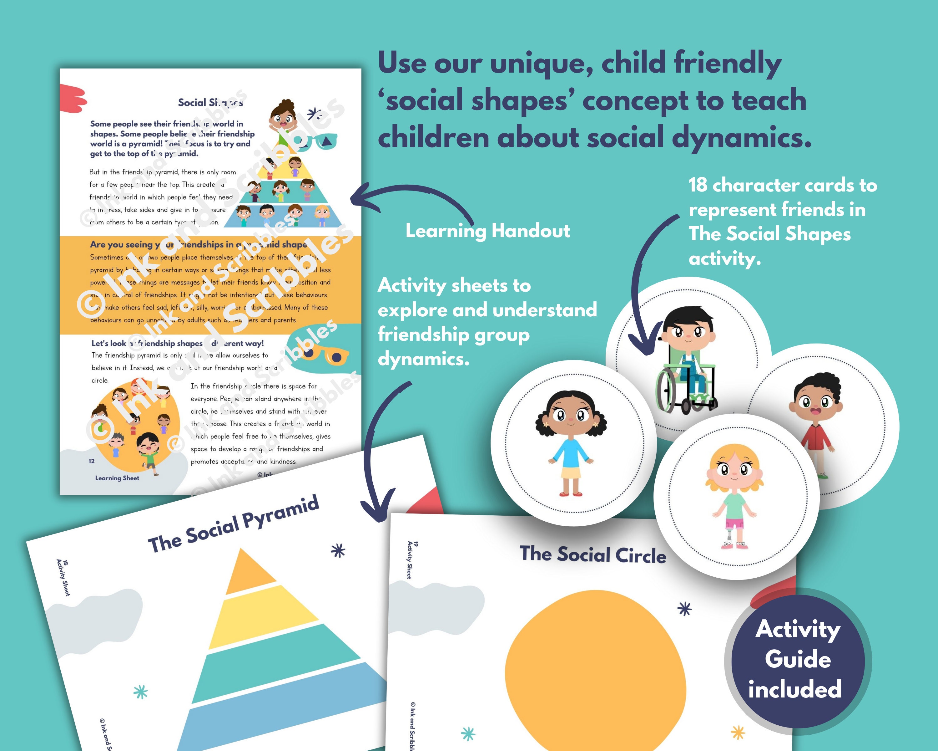 Friendship & Social Skills Workbook for Kids | Printable SEL Activities ...