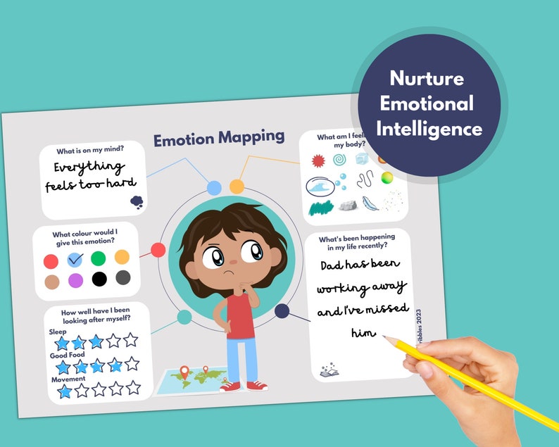 Emotions Worksheet for Kids Understanding Emotions and Feelings Emotion ...