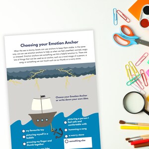 Coping Skill PRINTABLE for Kids | Emotion Anchoring Technique for ...