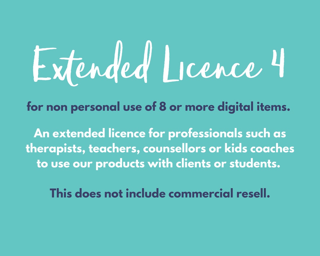 Digital Product Extended Use LICENCE 4 | 50% OFF for Use of 8 or More ...