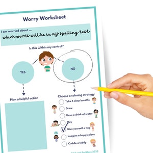 Anxiety Worksheets for Kids: CBT, SEL & Mindfulness Activities for ...