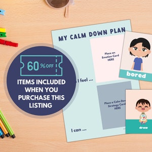 Calm Down Corner Toolkit Bundle for Kids Time in Cool Down - Etsy
