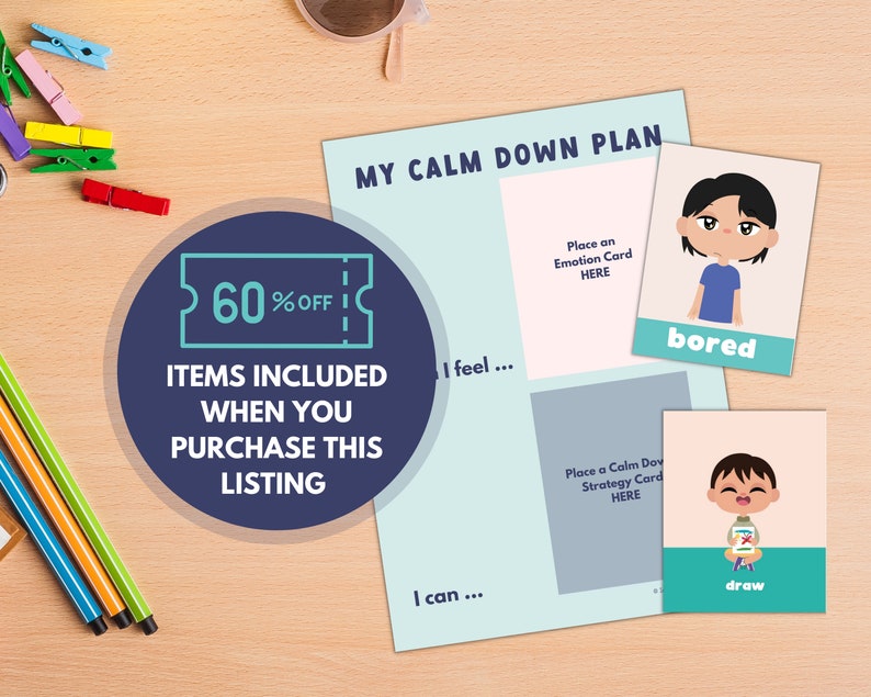 Calm Down Corner Toolkit Bundle for Kids Time in Cool Down - Etsy
