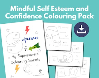 Positive Affirmation Activity Pages for Kids - Etsy