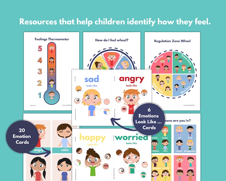 Toddler Calm Down Corner Toolkit PRINTABLE Emotional - Etsy UK