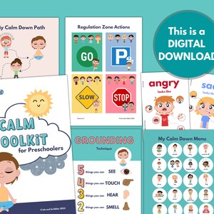 Toddler Calm Down Corner Toolkit PRINTABLE Emotional - Etsy UK