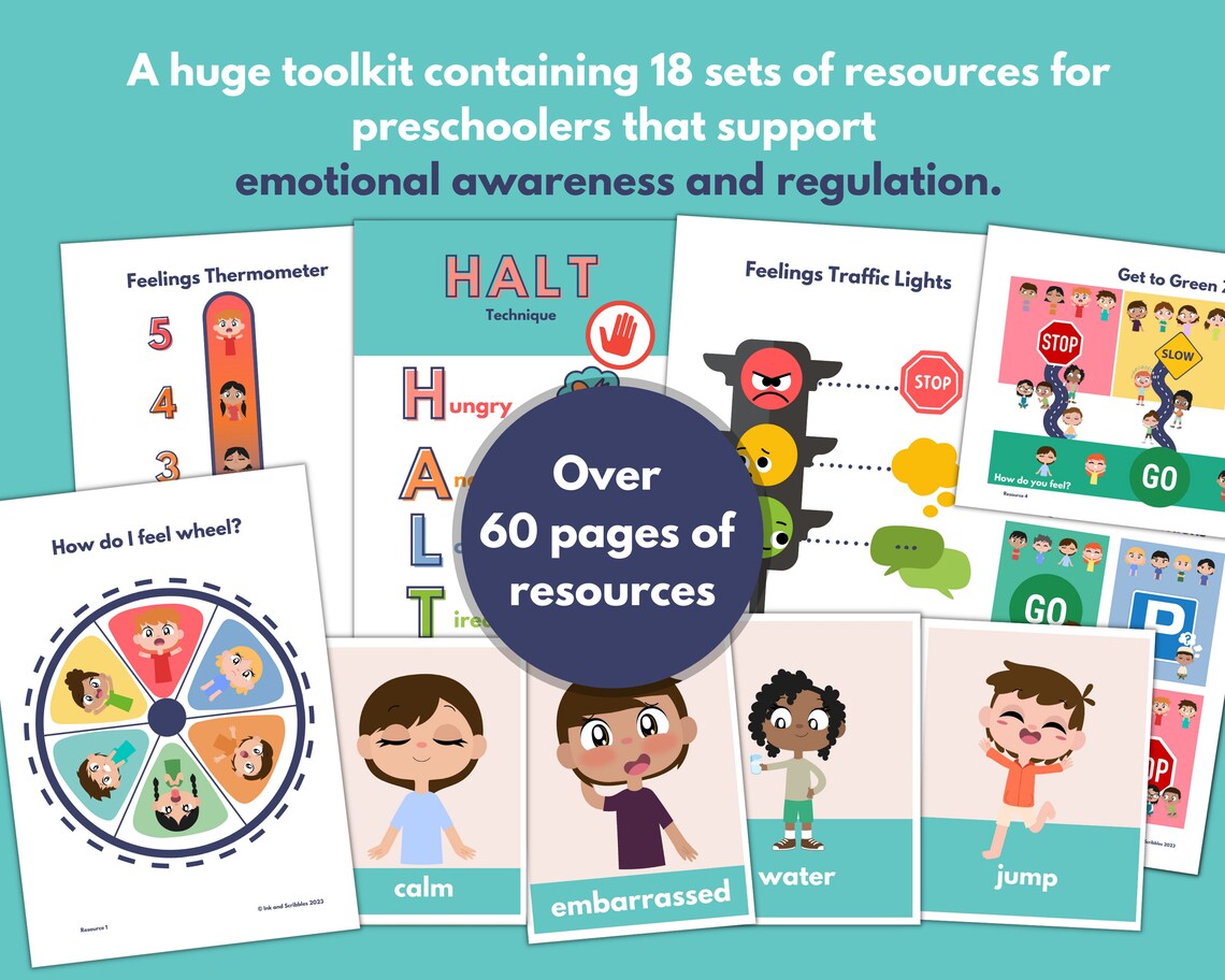 Toddler Calm Down Corner Toolkit | PRINTABLE Emotional Regulation and ...