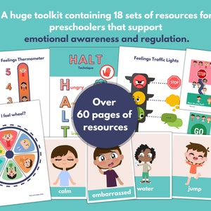 Toddler Calm Down Corner Toolkit | PRINTABLE Emotional Regulation and Coping Skills for ...