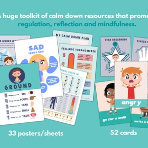 Calm Down Corner Toolkit Bundle for Kids Time in Cool Down - Etsy