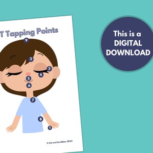 EFT for Kids PRINTABLE Emotional Freedom Tapping Technique - Etsy