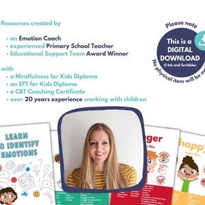 Emotion Identification and Recognition Kids PRINTABLE | Body Mapping ...