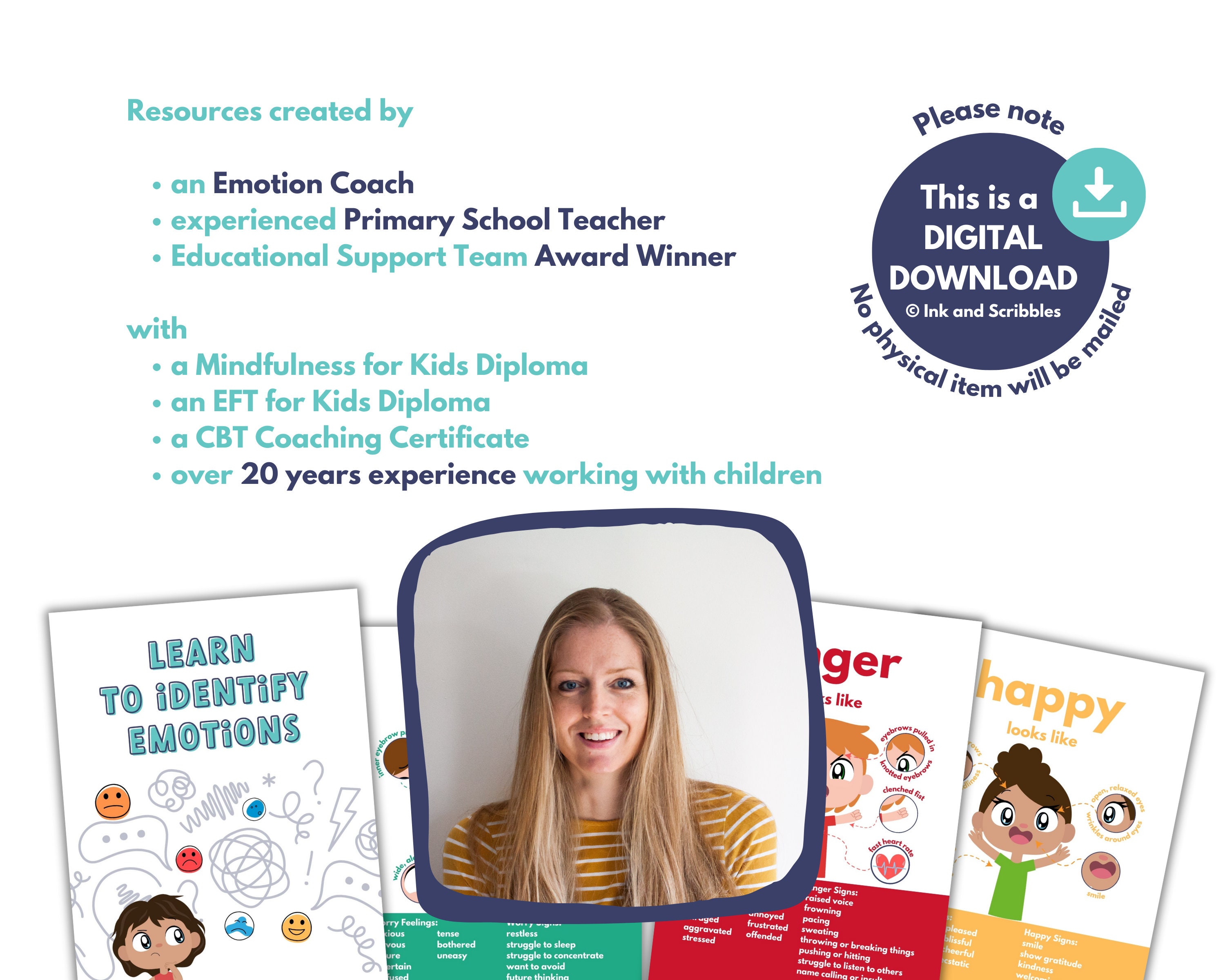 Emotion Identification and Recognition Kids PRINTABLE Body Mapping ...